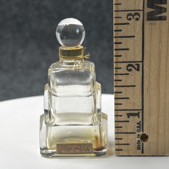 Caron | Bath | Vintage Caron Parfum Mini Perfume Bottle Art Deco Tiered ...